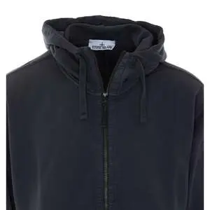 Stone Island Logo Zip Hoodie