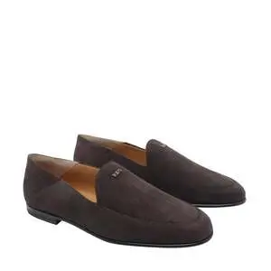 TOD'S Suede Sabot Loafers - Brown