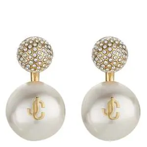 JIMMY CHOO Auri Earrings - Gold