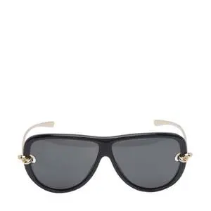 Bottega Veneta Knot Aviator Sunglasses - Black