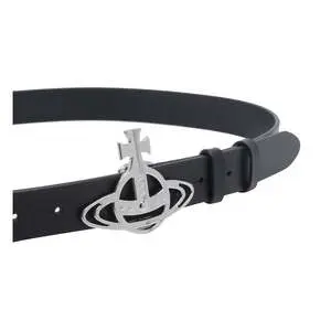 VIVIENNE WESTWOOD Orb Buckle Leather Belt
