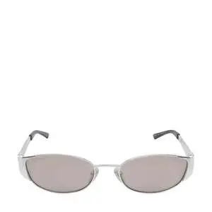Gucci Oval Frame Sunglasses - Silver
