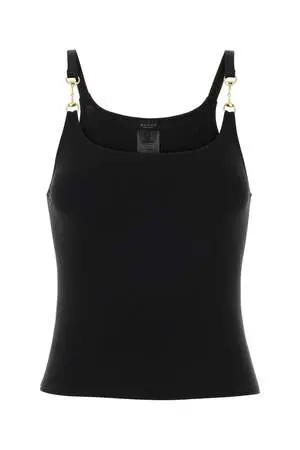 Gucci Stretch Crepe Top - Black