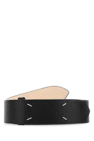 MAISON MARGIELA Leather Belt - Black