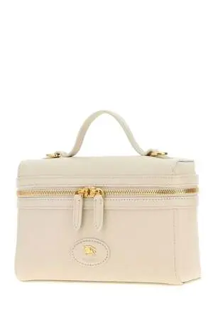 Burberry Ivory Leather Bloomsbury Handbag