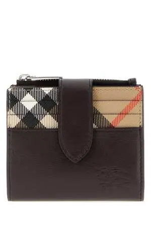 Burberry Chocolate Leather Wallet - Brown