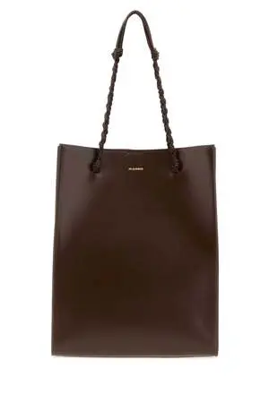 JIL SANDER Jil Sander Leather Tangle Shopping Bag Brown