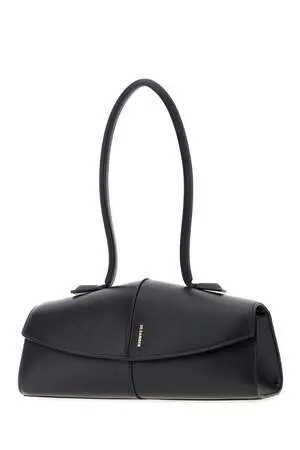 JIL SANDER Leather Shoulder Bag - Blue