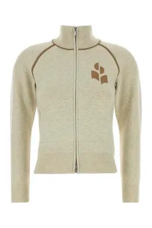 Isabel Marant Étoile Melange Knit Zip-up Cardigan - Yellow