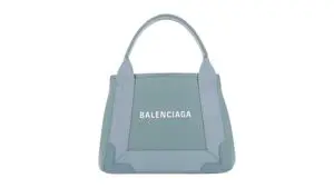 Balenciaga Navy Cabas Xs Tote Bag - Blue