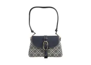 Tory Burch T Monogram Soft Small Shoulder Bag - Navy Blue