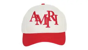 Amiri Stagge Hat - Alabaster/red
