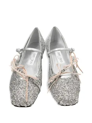 JIMMY CHOO Loli Ballet Flats - Gray