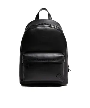 Moncler Carlo Leather Backpack - Black