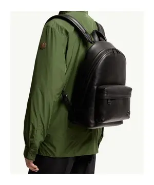 Moncler Carlo Leather Backpack