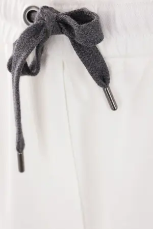 Brunello Cucinelli Drawstring Straight-leg Trousers