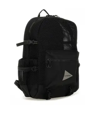 AND WANDER Mesh Patchwork Backpack