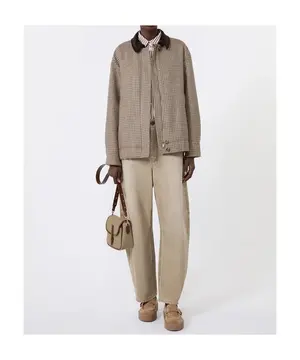 Max Mara Logo Patch Barrel-leg Jeans