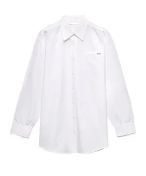 Prada Linen Muslin Shirt - White