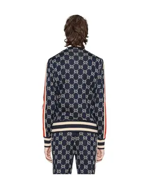 Gucci Gg Jacquard Cotton Jacket