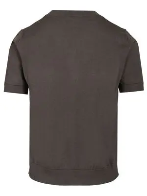 Max Mara Short Sleeve Crew Neck Knitted Sweater