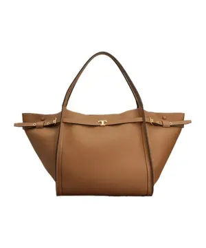 TOD'S T Signature Medium Handbag - Brown