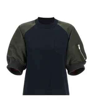 Sacai Crew-neck Short-sleeve Shirt