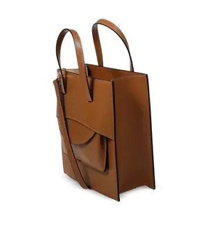 HIDESINS Flap Leather Tote Bag