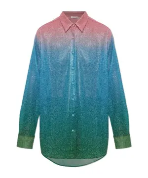 Oseree Long-sleeved Shirt - Blue