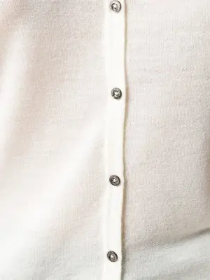 Lela Rose Button Fitted Cardigan