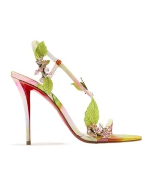 CHRISTIAN LOUBOUTIN Stiletto-heeled Sandals - Nude