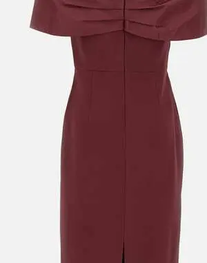 Rebecca Vallance Cava Long Off-shoulder Dress