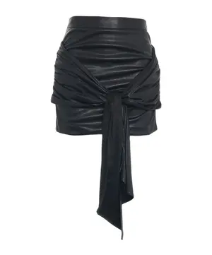 Elisabetta Franchi Zip Detailed Ruched Skirt