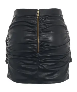 Elisabetta Franchi Zip Detailed Ruched Skirt