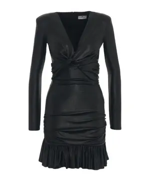 Elisabetta Franchi V-neck Knotted Dress