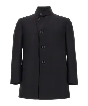 Tagliatore Long-sleeve Jacket With Stand Collar