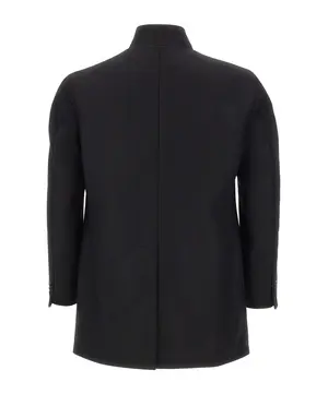 Tagliatore Long-sleeve Jacket With Stand Collar