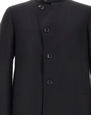 Tagliatore Long-sleeve Jacket With Stand Collar