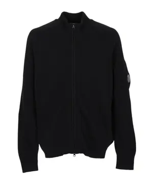 C.P. COMPANY Zip-up Ribbed Cardigan