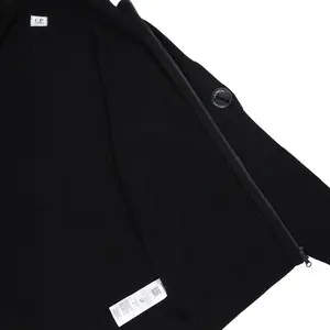 C.P. COMPANY Zip-up Ribbed Cardigan