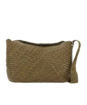 Dragon Diffusion Santa Marta Woven Shoulder Bag - Green