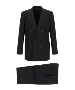 TOM FORD Pinstriped Blazer - Black