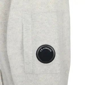 C.P. COMPANY Zip-up Cardigan With Ribbed Hem