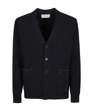 BALLANTYNE Button-up Knitwear - Navy