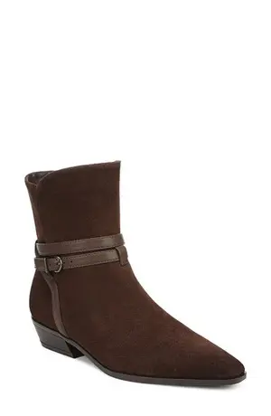 Naturalizer Boden Buckled Ankle Boot - Chocolate Suede