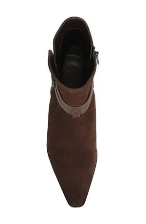 Naturalizer Boden Buckled Ankle Boot - Chocolate Suede