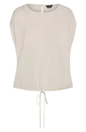 City Chic Elise Drawstring Hem Top