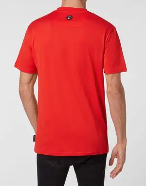 Philipp Plein T-shirt Round Neck Ss Tm - Red