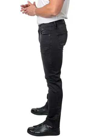 MACEOO Washed Straight Leg Jeans