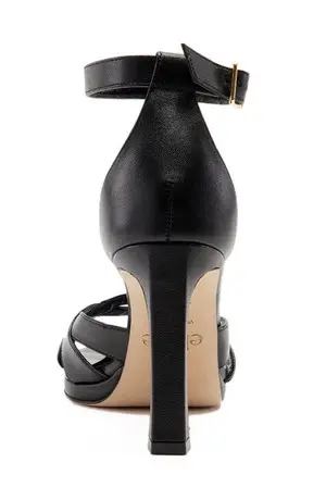 ELIZEE Rhea Sandal Leather Platform Heels